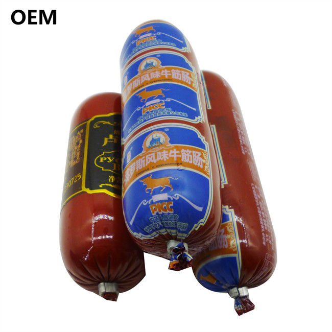 Unscented Food Grade Sausage Plastic Casings Custom Flexography ...