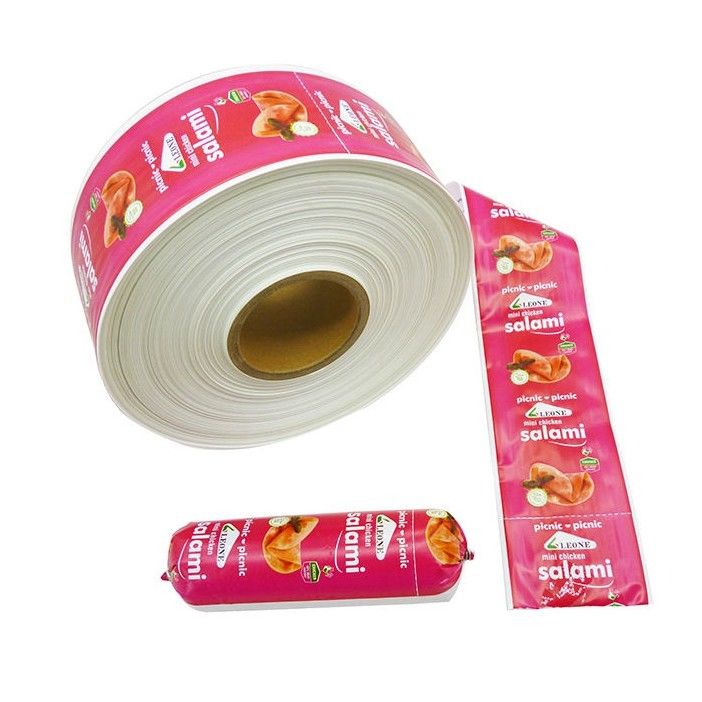 OEM Flexography Printing Custom Logo Sausage Packaging Plastic Casings ...