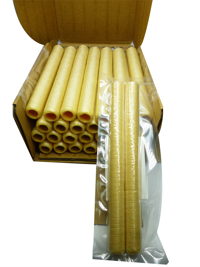 Big Caliber Natural Color Collagen Sausage Casings For Fried Sausages
